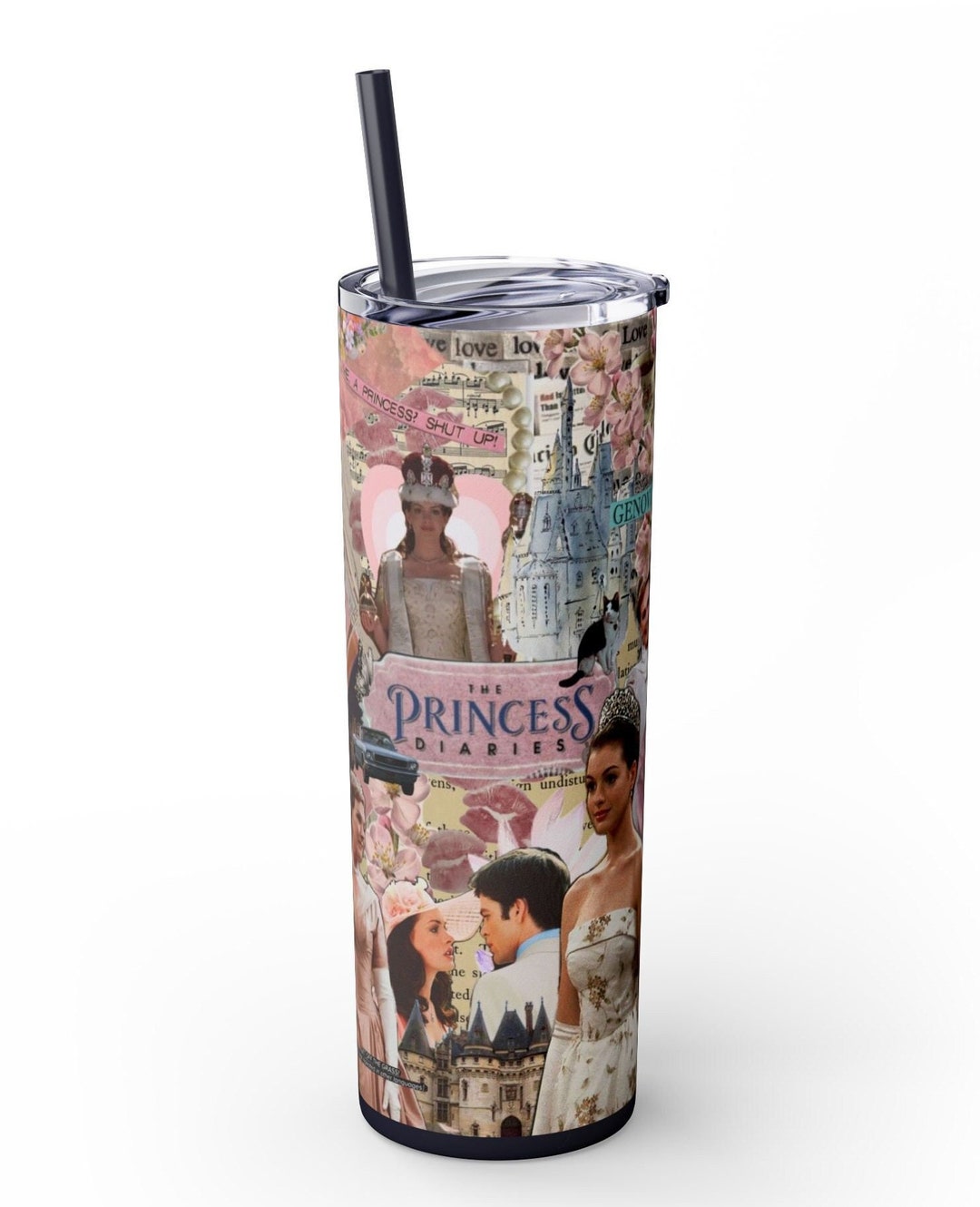 Princess Diaries Genovia Queen Mia Tumbler, Movie Gift, 20oz Cup With ...