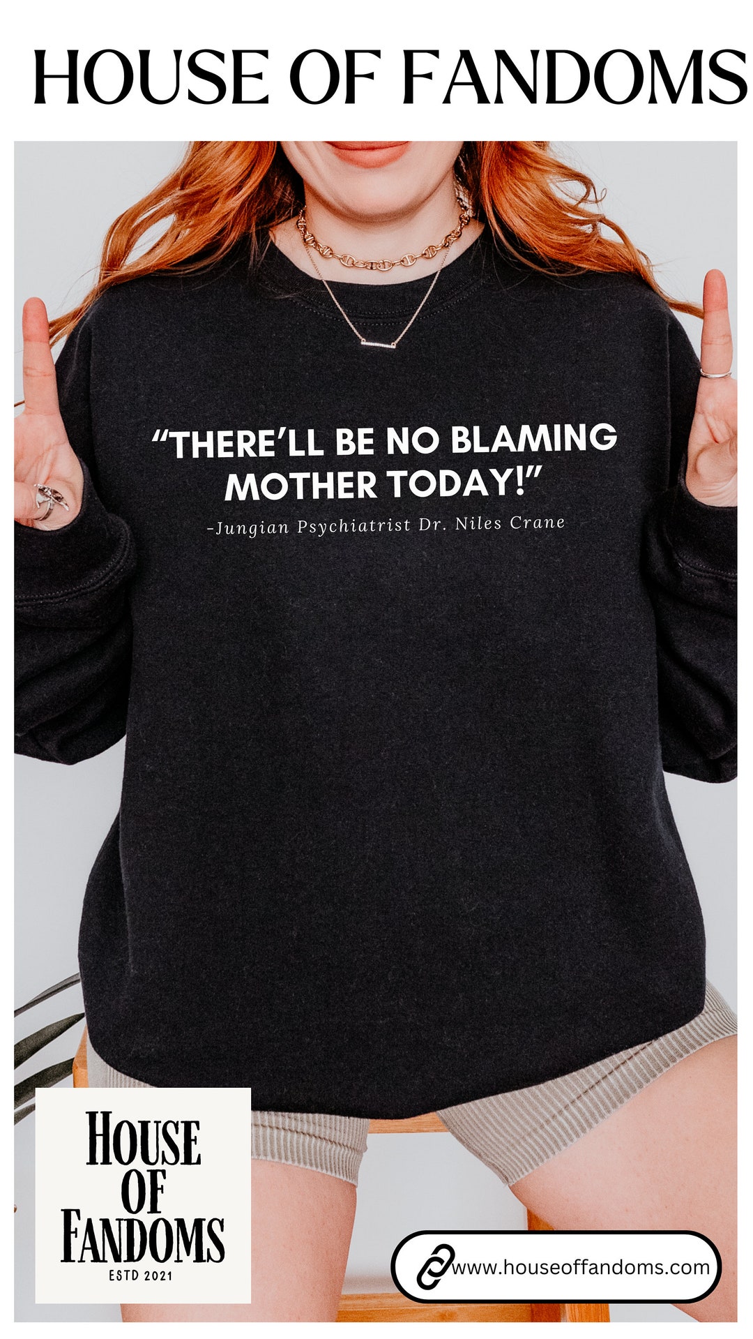 Frasier Gift TV Show Sweatshirt 90s Sitcom Comedy Funny Niles Crane Fan ...