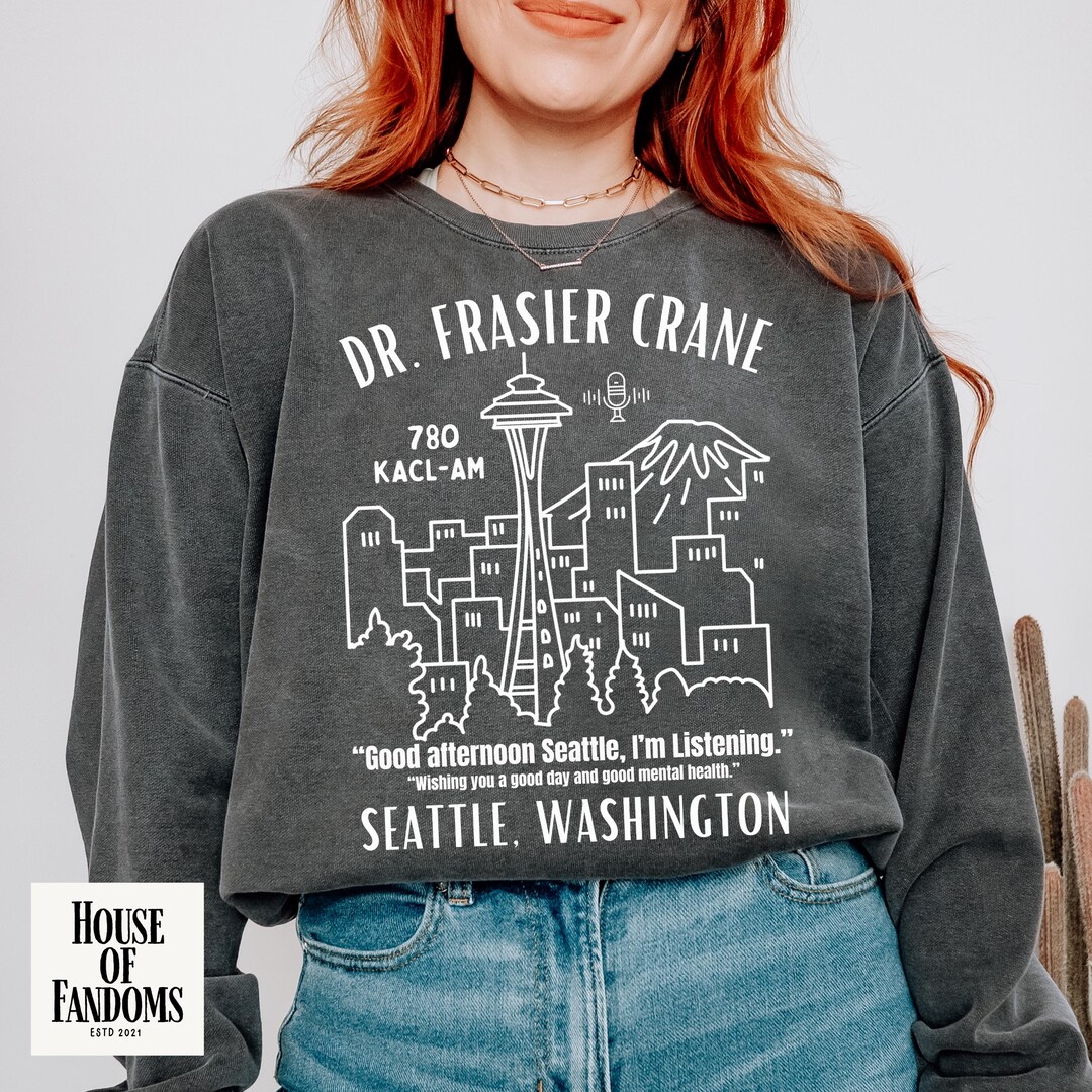 Frasier Tv Show, Gifts, 90s, Frasier Crane, Comfort Colors®, Crewneck ...