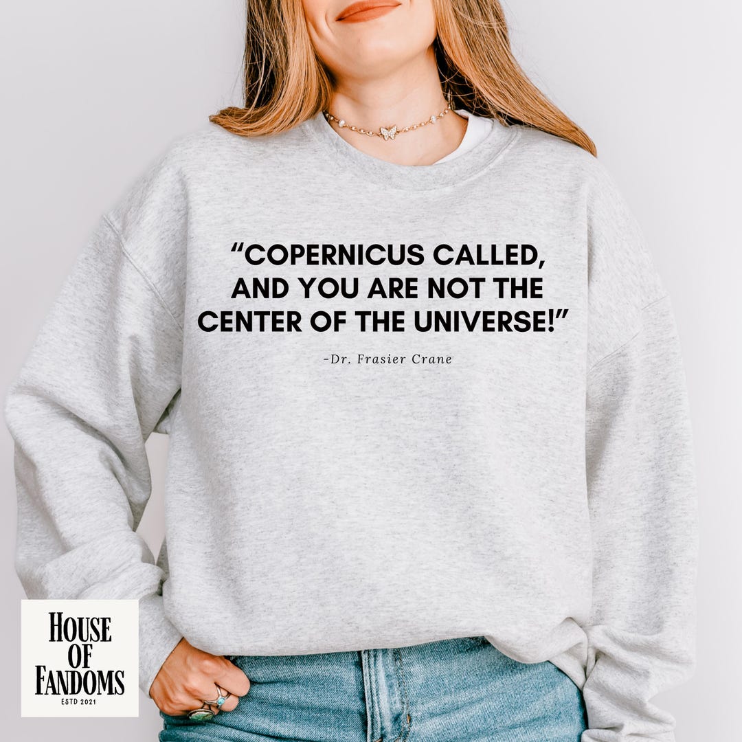 Frasier TV Show, Crewneck Sweatshirt, Unisex Gift, Niles Crane, Frasier ...