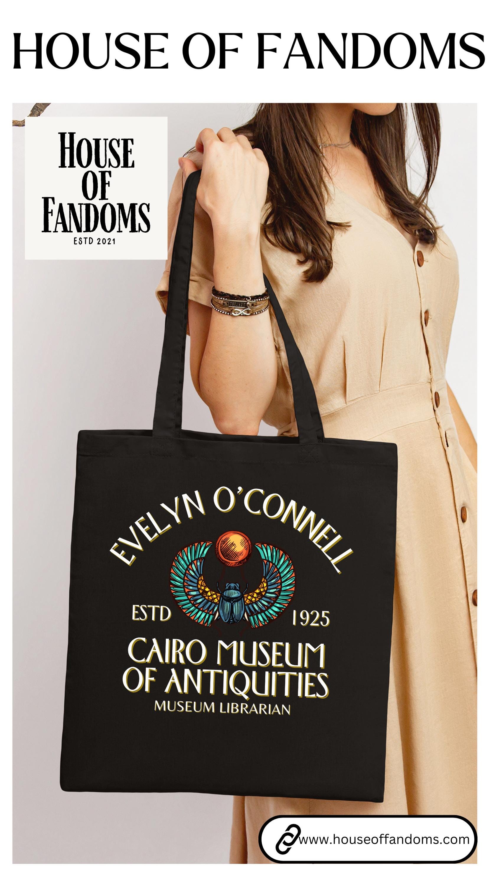 Mummy 1999 Gift, Brendan Fraser, Cairo Antiquities, Evelyn Oconnell, Book Tote Bag, Mummy ...
