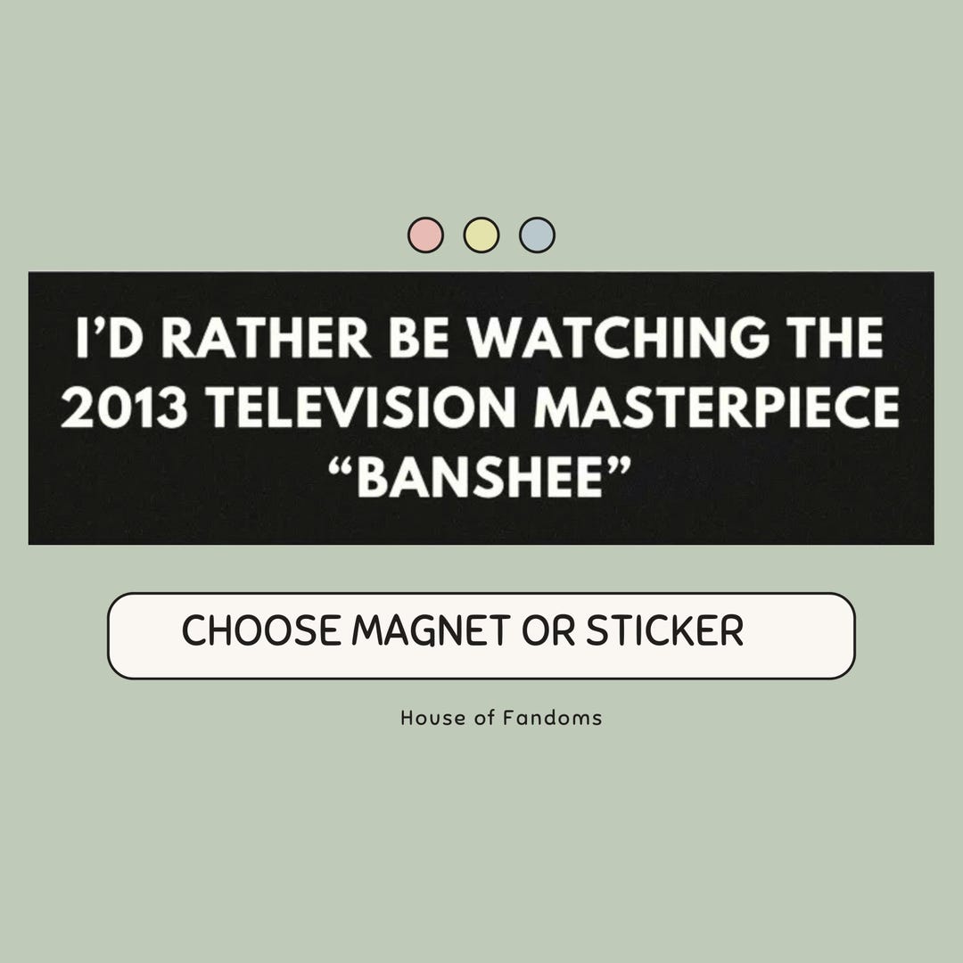 Banshee Sticker, Car Magnet Funny, Car Bumper Sticker Magnet, Bumper ...