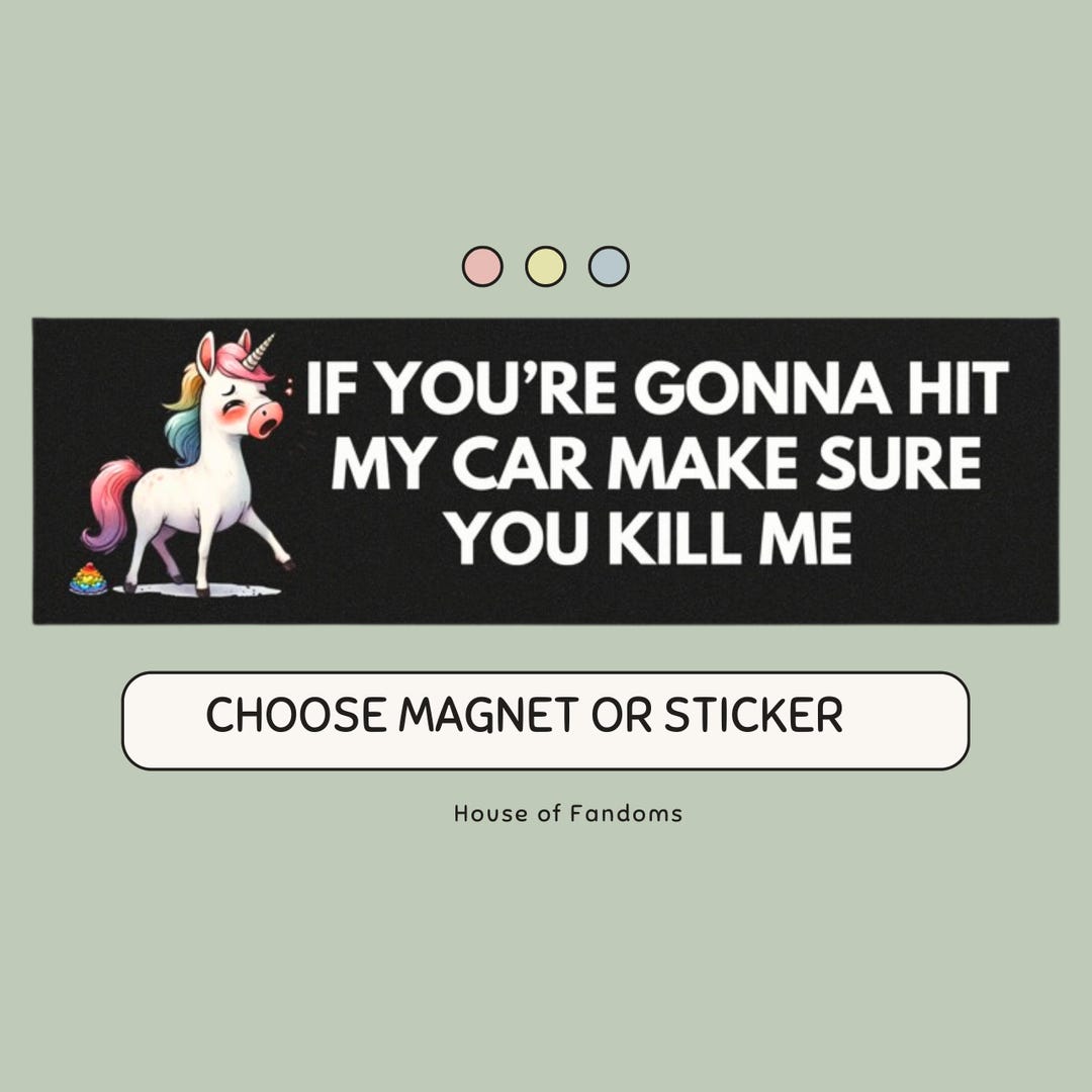 Hit My Car Funny Car Decal, Car Window Decal Sticker, Car Decals ...