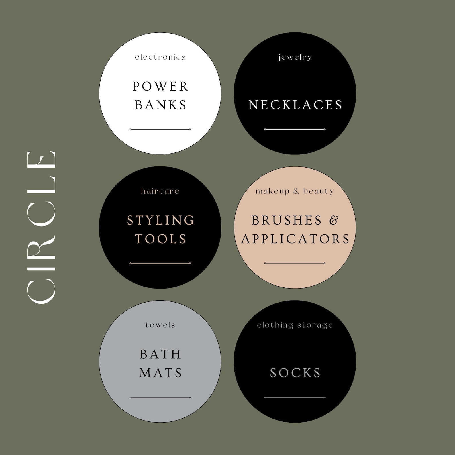 Custom Home Essential Storage Labels Canva Editable Digital Template ...