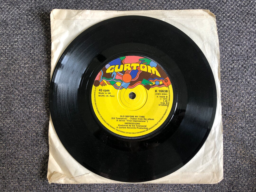 The Impressions First Impressions Curtom Records Album Compilation ...