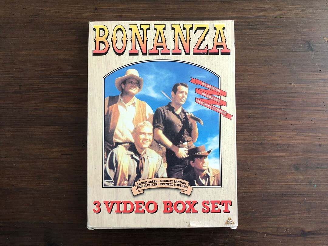 Classic Collectible VHS Tape Movie Set BONANZA Western of the Underdog ...