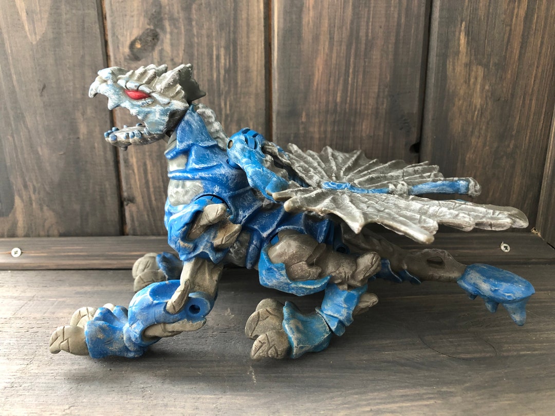 Fire & Ice Dragon Frost Toy Collectible Mega Bloks 9893 - Etsy