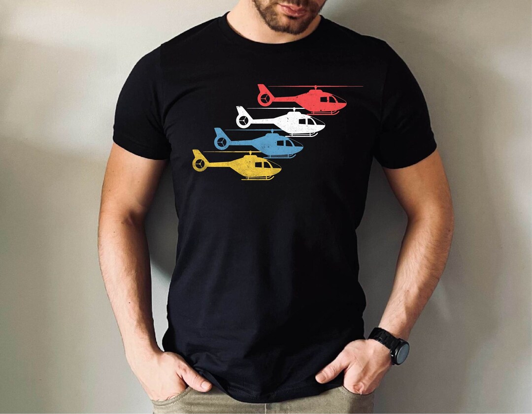Helicopter Tshirt, Helicopter Pilot Shirt, Helicopter Birthday Gift Tee ...