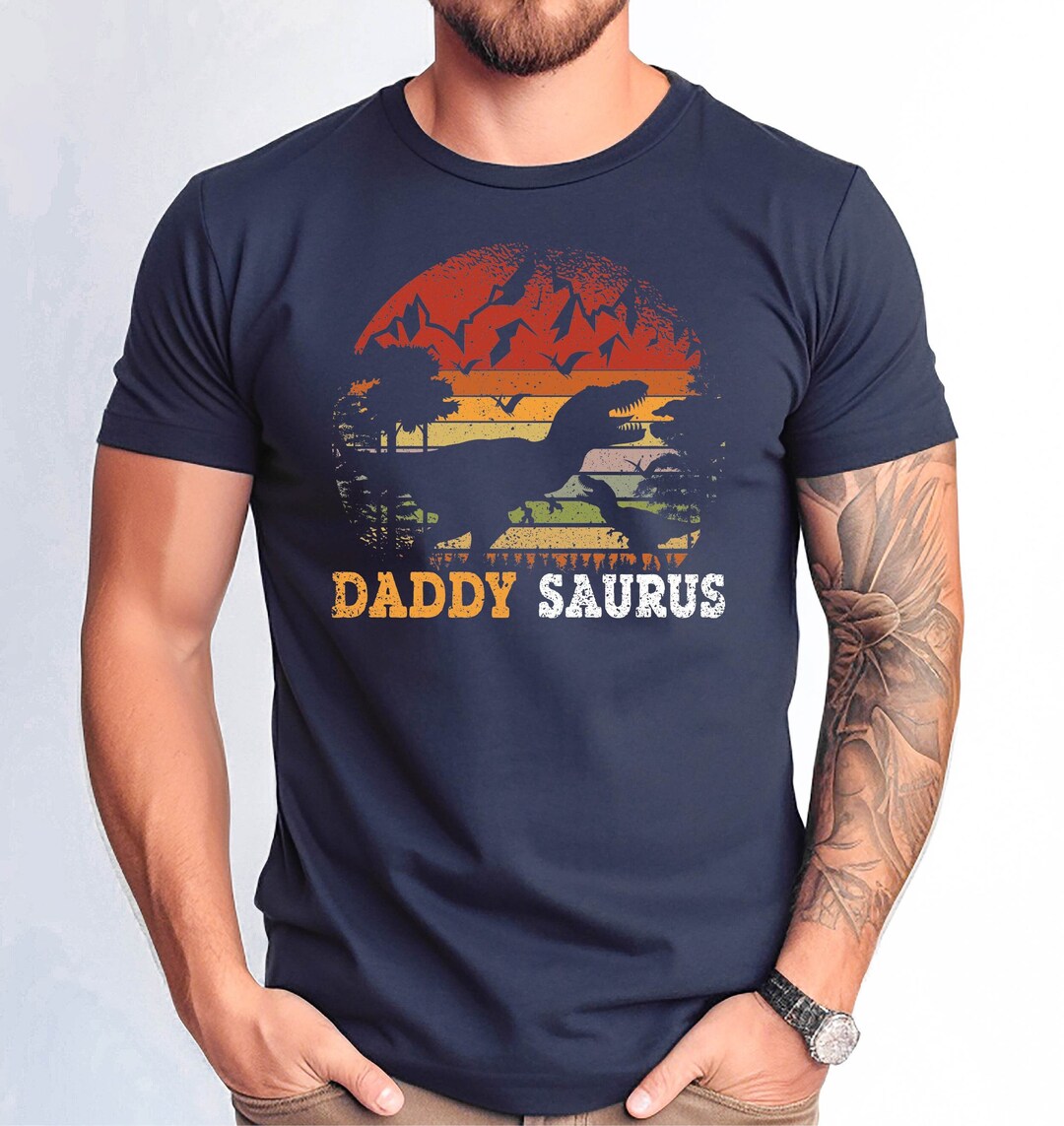 Daddy Saurus Tshirt, Daddy Saurus Father's Day, Saurus Dad Tshirt ...
