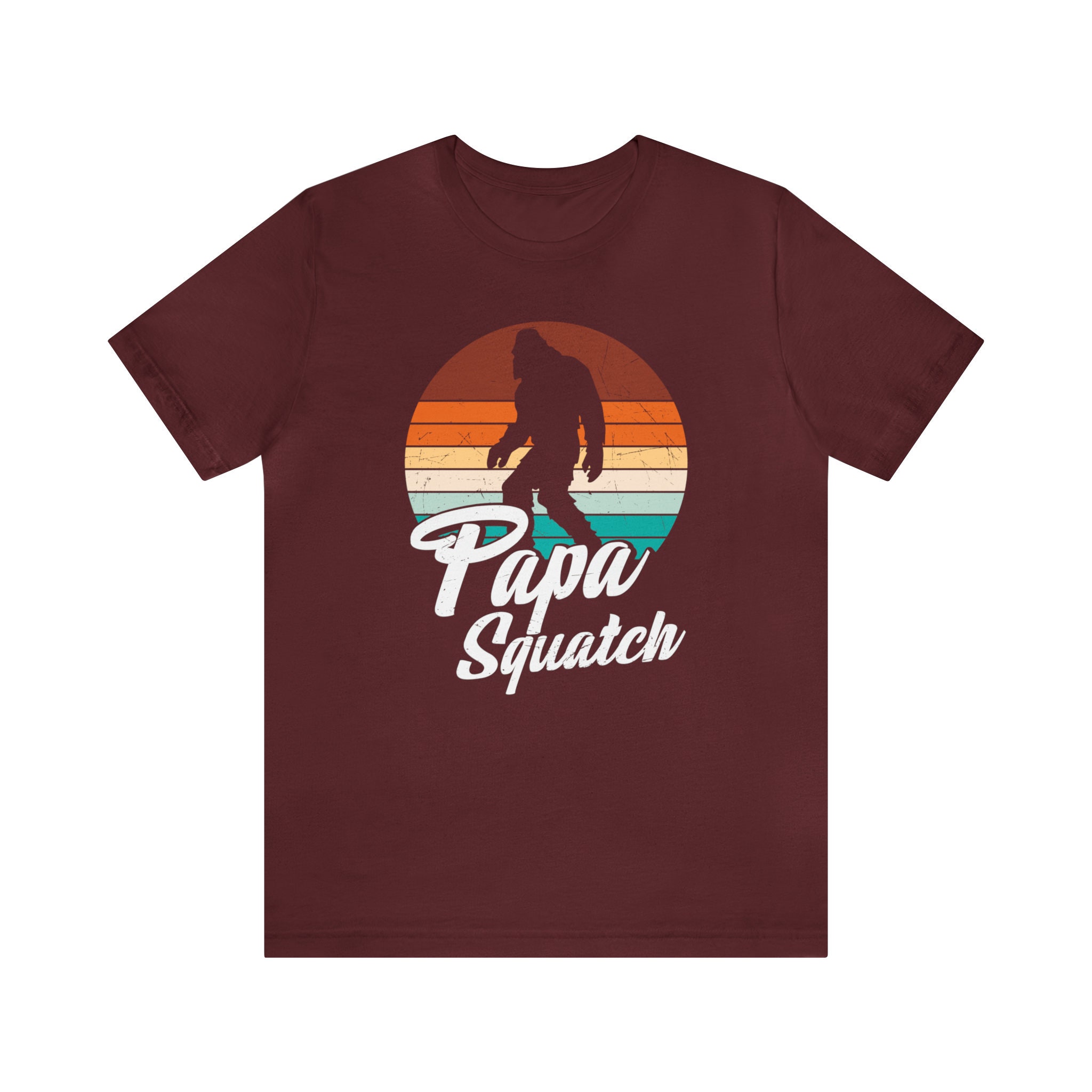 Papa Squatch Shirt, Funny Grandpa Sasquatch Tee, Bigfoot Papa T Shirt ...