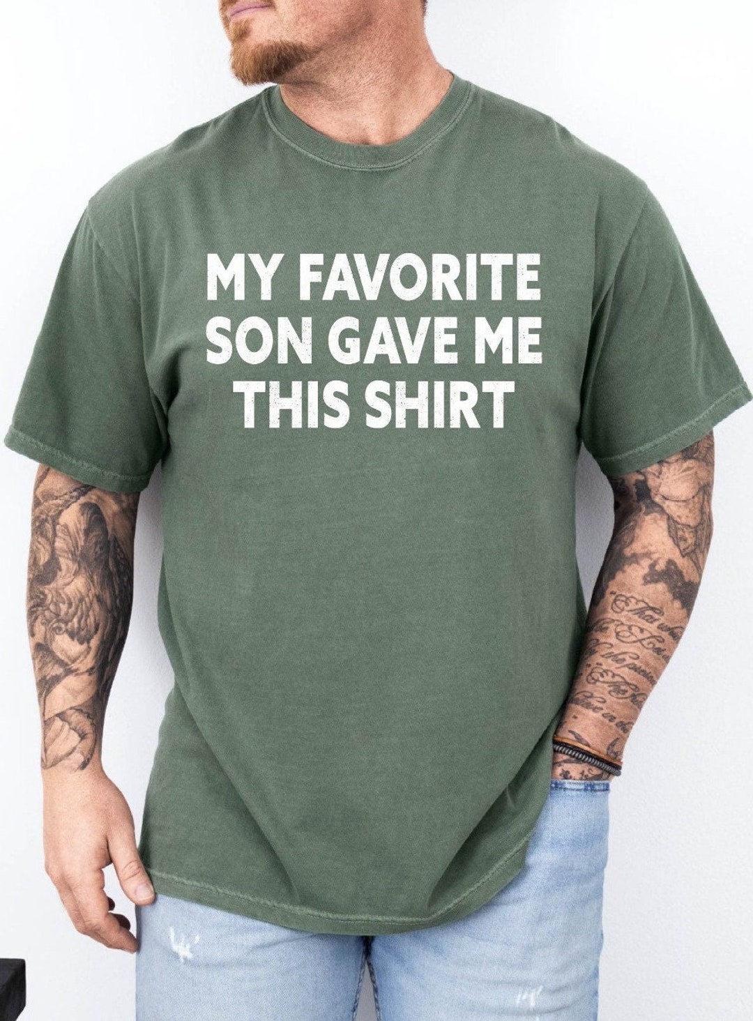 My Favorite Son Gave Me This Shirt, Favorite Son Gift, Cute Birthday ...