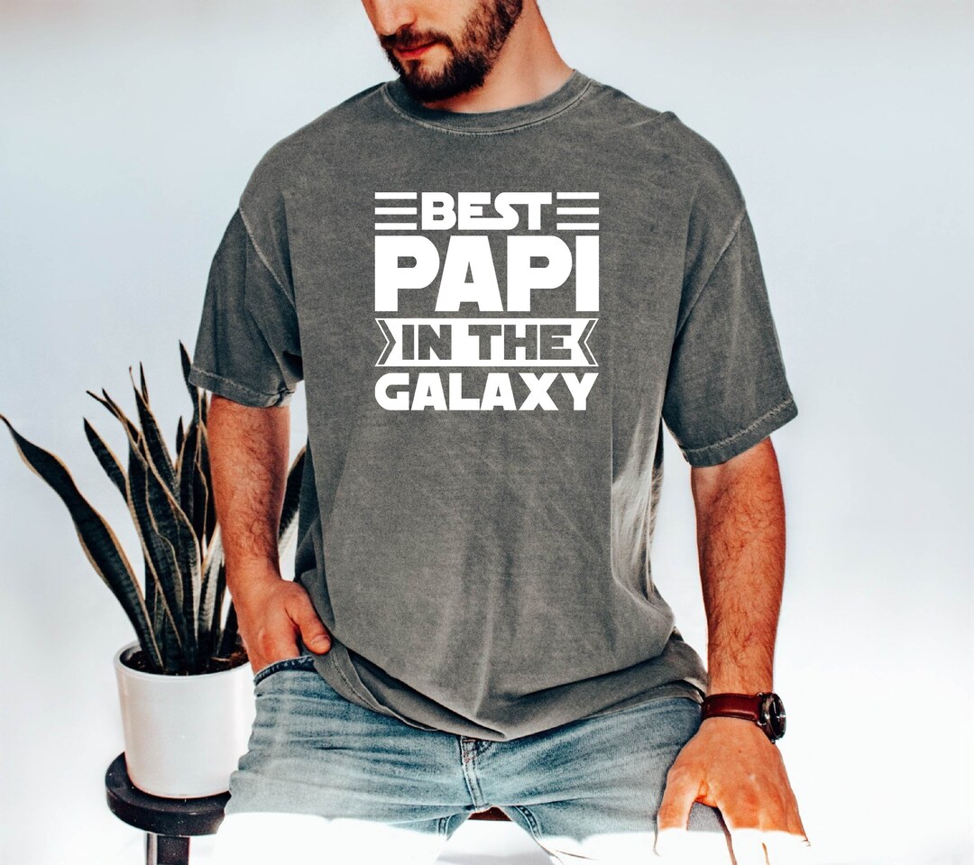 The Best Papi in the Galaxy Comfort Colors Shirt, Father's Day Best ...
