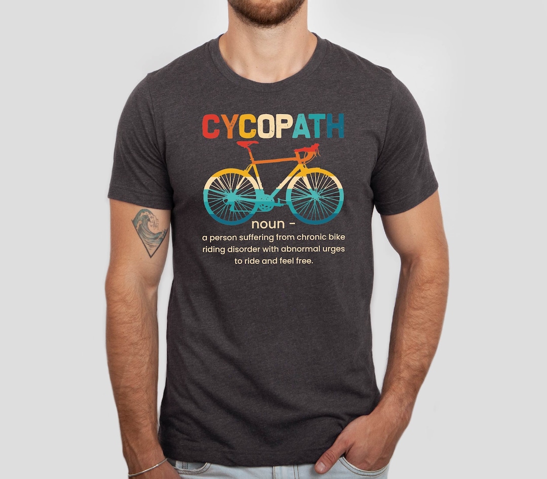 Cycopath Noun Tshirt, Bike T-shirt, Cycling Tshirt, Bike Lover Gift Tee ...