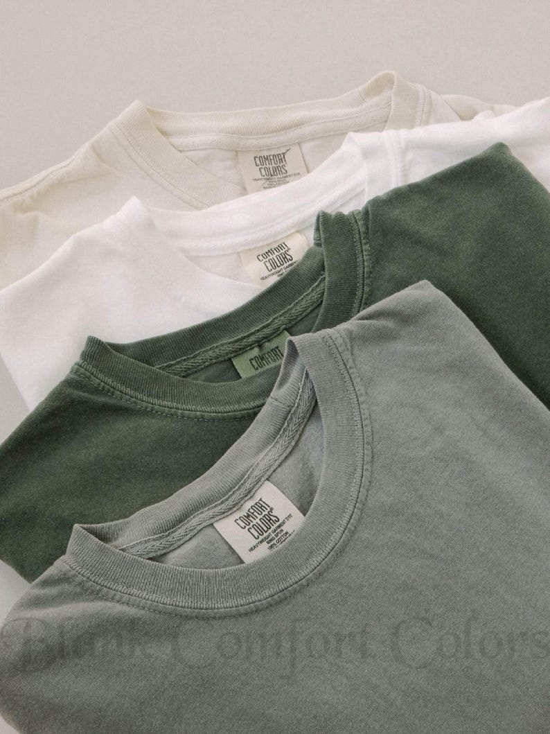 Blank Comfort Color Tshirt- Comfort Colors Shirt-blank Color Washed ...