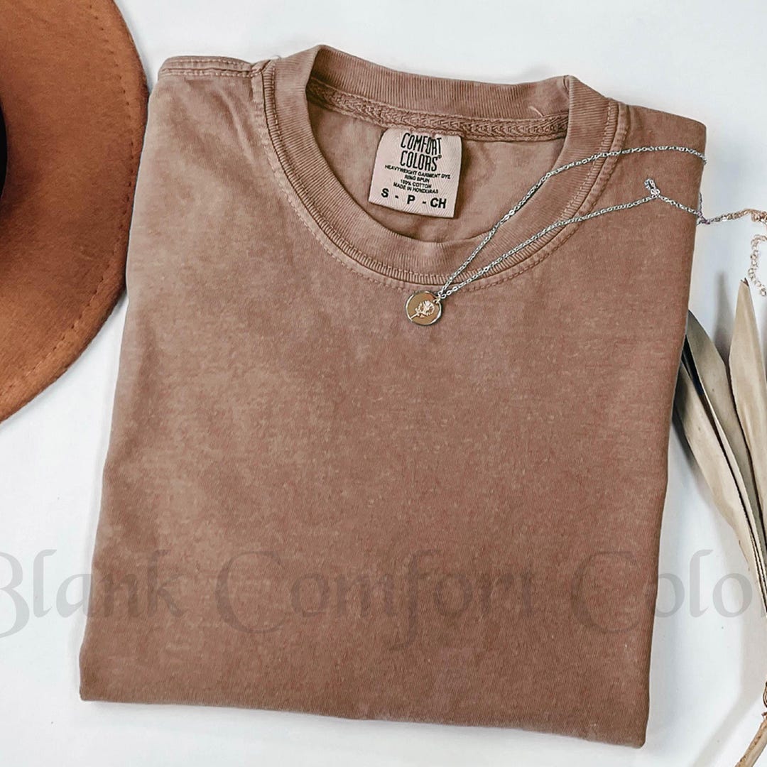 Blank Comfort Color Tshirt- Comfort Colors Shirt-blank Color Washed ...