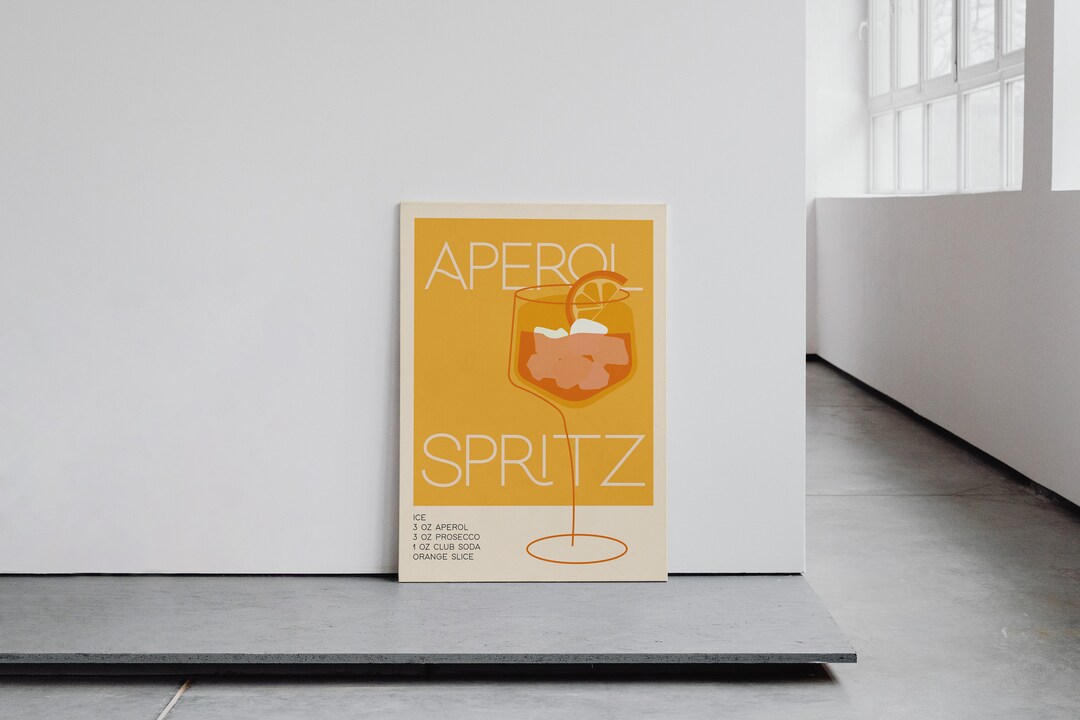 Aperol Spritz Poster / Art Print With Frame - Etsy