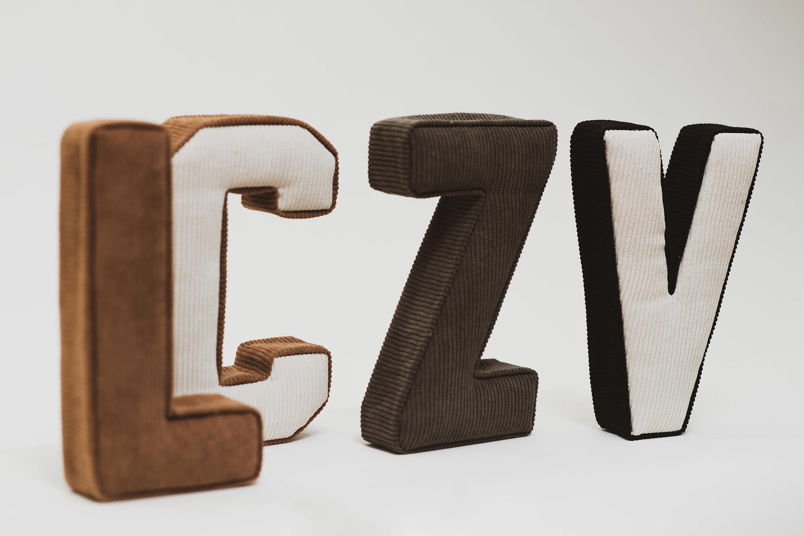 Custom Alphabet Letter Decor, Fabric Letter, Nursery Monogram Pillow ...