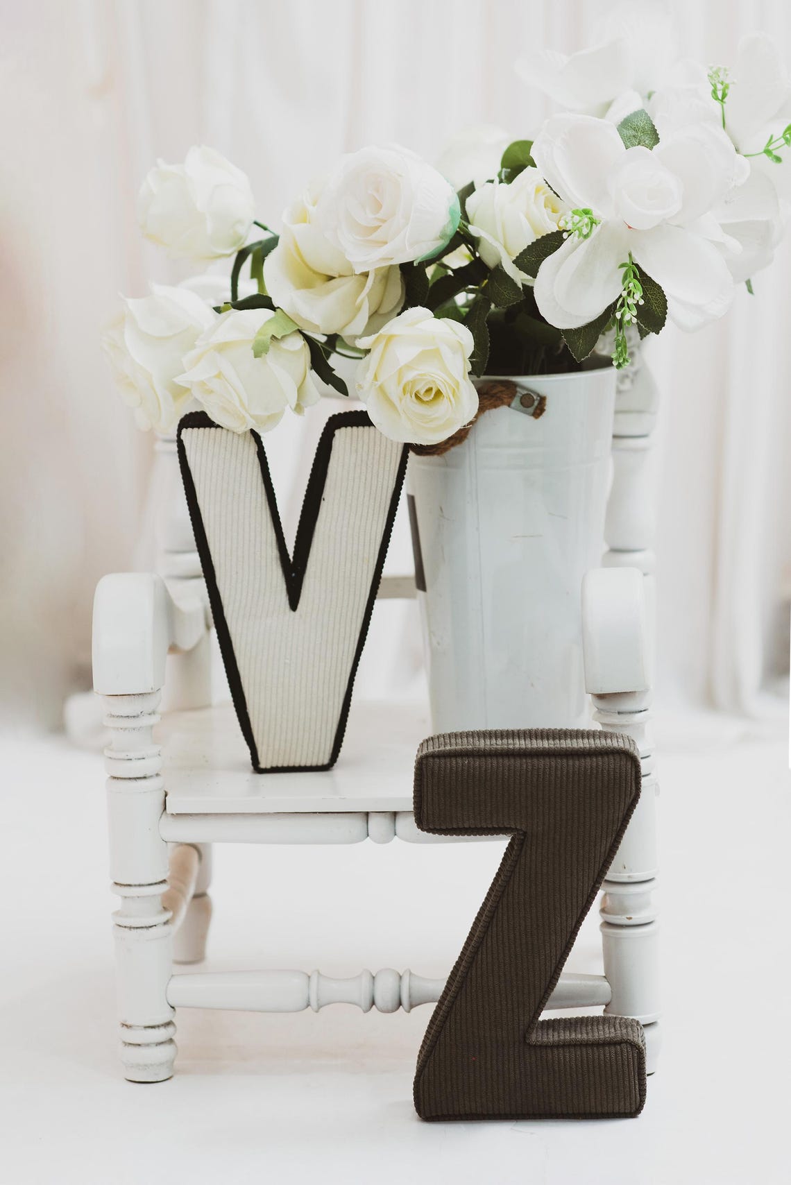 Custom Alphabet Letter Decor, Fabric Letter, Nursery Monogram Pillow ...