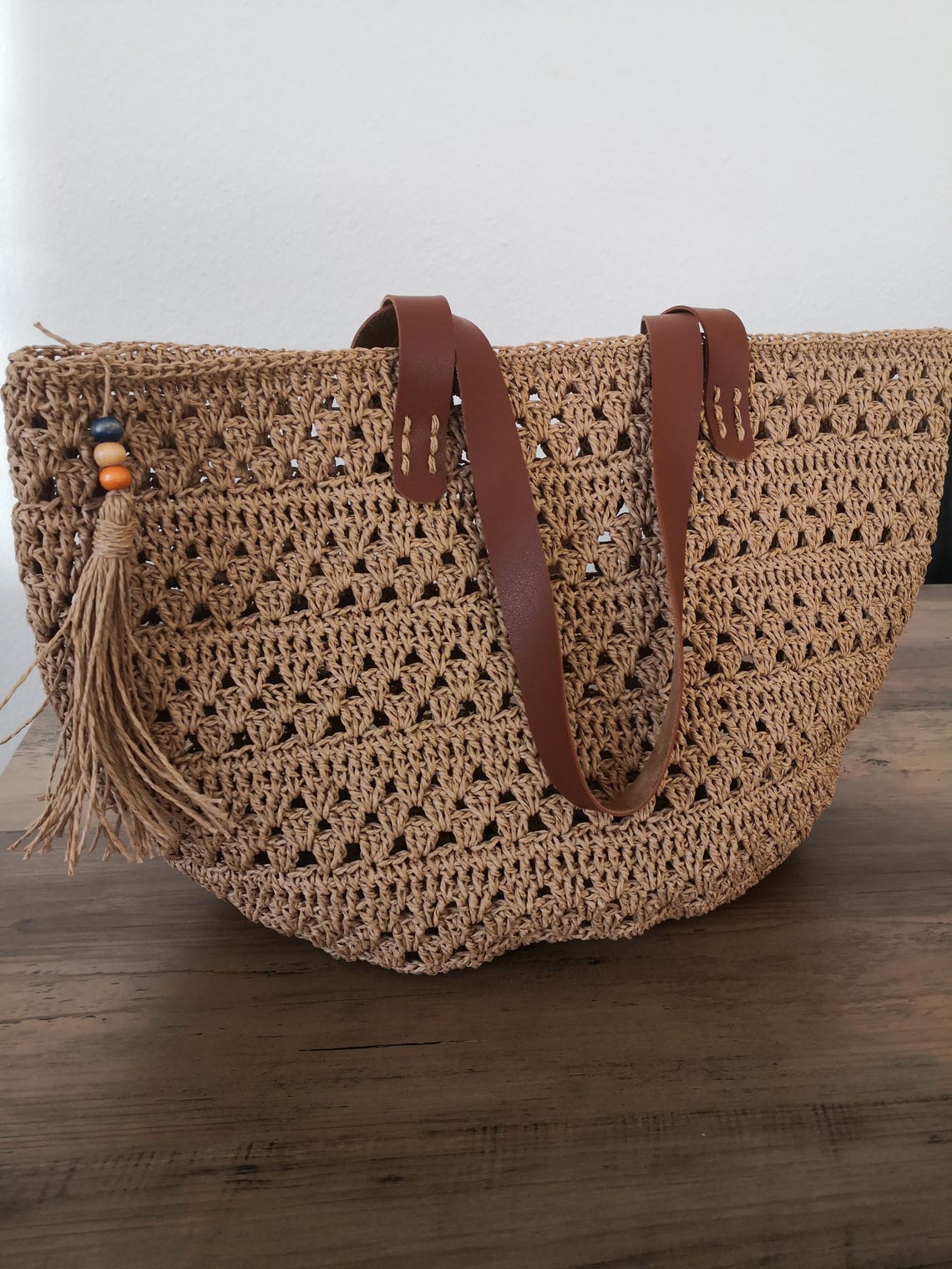 Straw Bag, Crochet Bag, Crocheted Bag, Beach Bag, Shopper Bag - Etsy