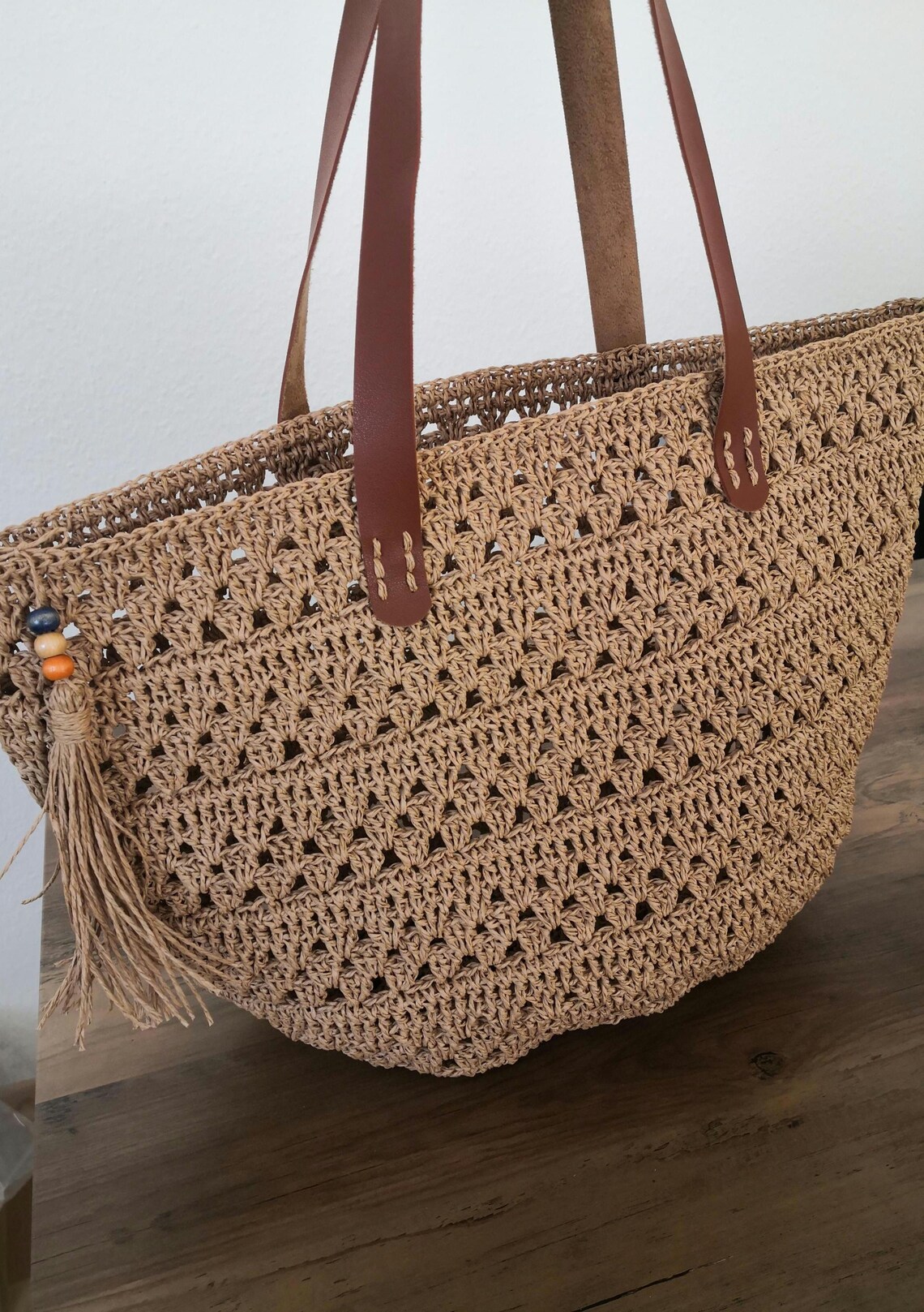 Straw Bag, Crochet Bag, Crocheted Bag, Beach Bag, Shopper Bag - Etsy