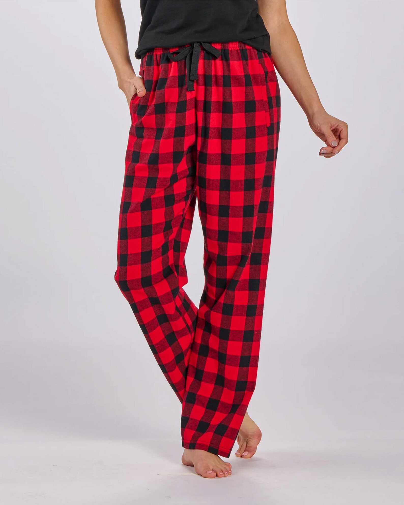 Blank Plaid Christmas Pajama Matching Family Pants Xmas Eve Men Pajamas ...