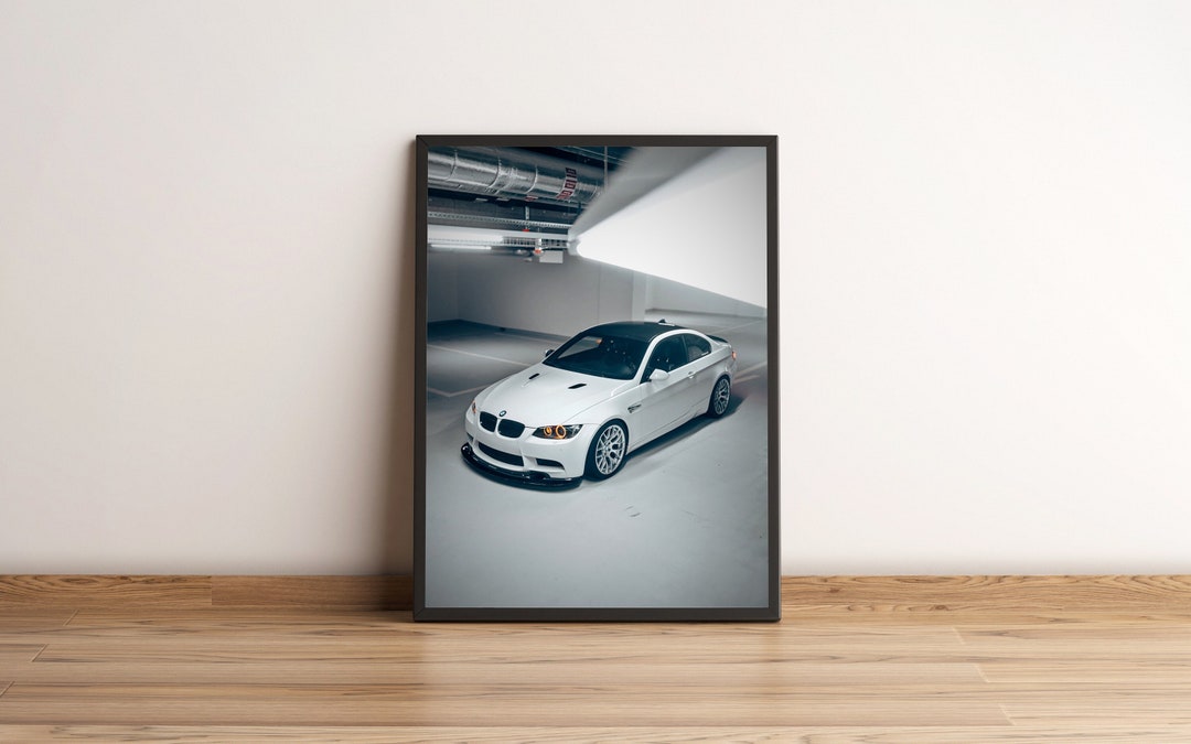 BMW M3 E92 Poster / Sports Car Poster / Bmw Poster / Car Lover Gift ...
