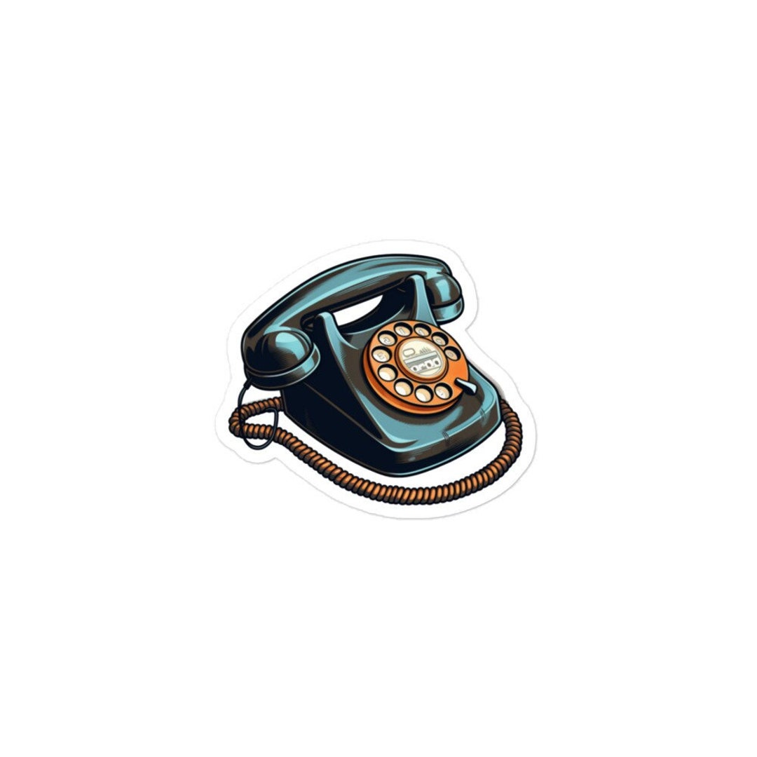 Timeless Telephone Bubble-free Sticker - Etsy