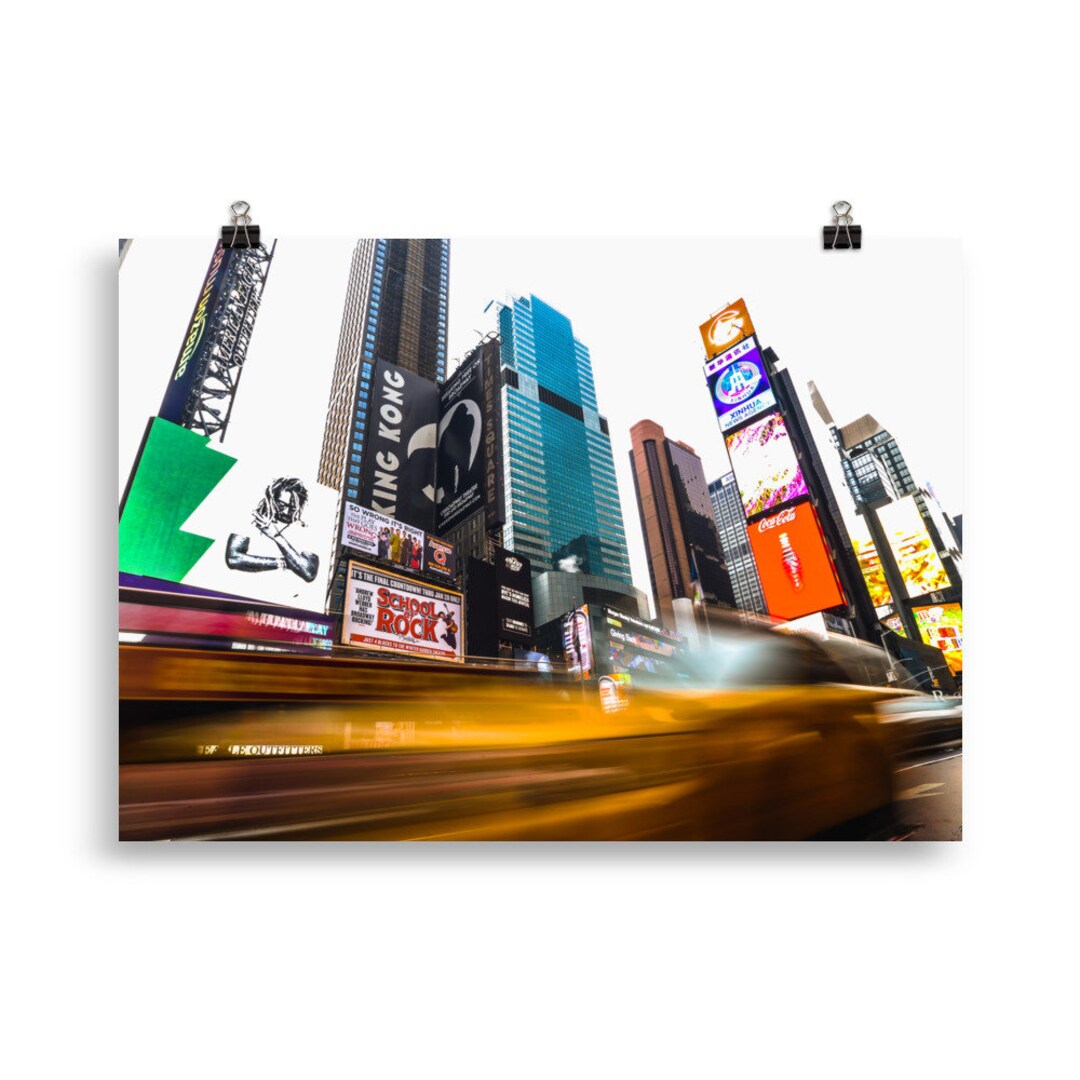 Times Square New York Poster - Etsy