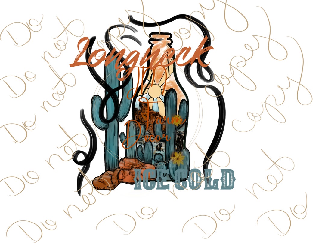 Long Neck Ice Cold Digital Download Png - Etsy