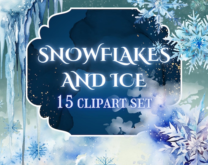 Winter Clipart Christmas Clip Art Watercolor Clipart Hand Painted Roses ...
