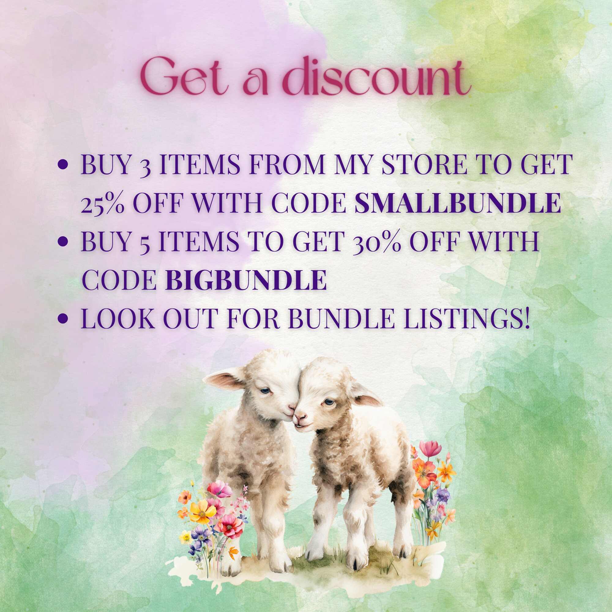 Watercolor Cute Lamb Clipart Set // Easter Lambs Clipart // Baby Sheep ...