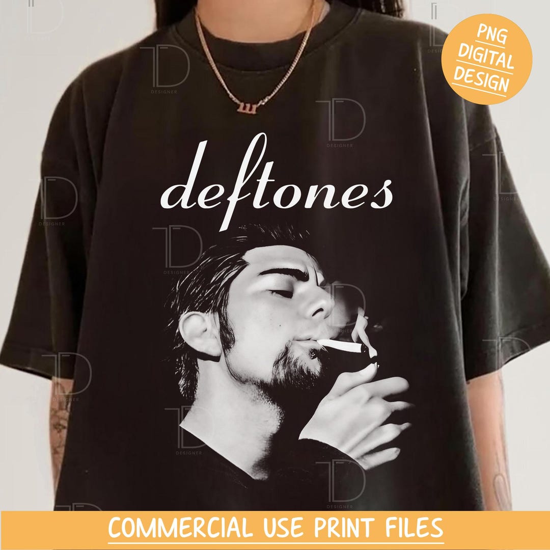 Vintage Deftones PNG, Deftones Band Png Design for Shirt, Deftones ...