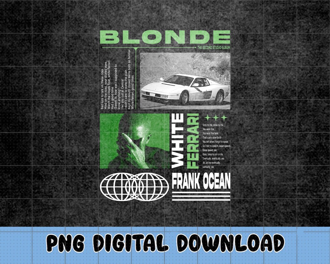 Frank Ocean PNG, Frank Ocean Png Digital Download File Sublimation, Svg ...