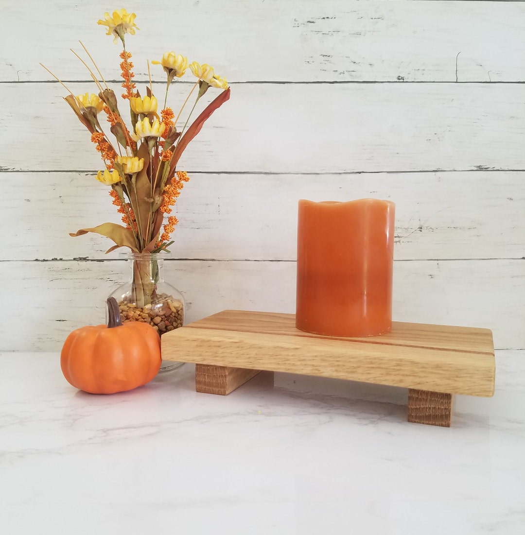 Oak Wood Riser-perfect for Displaying Plants, Candles and Home Decor - Etsy