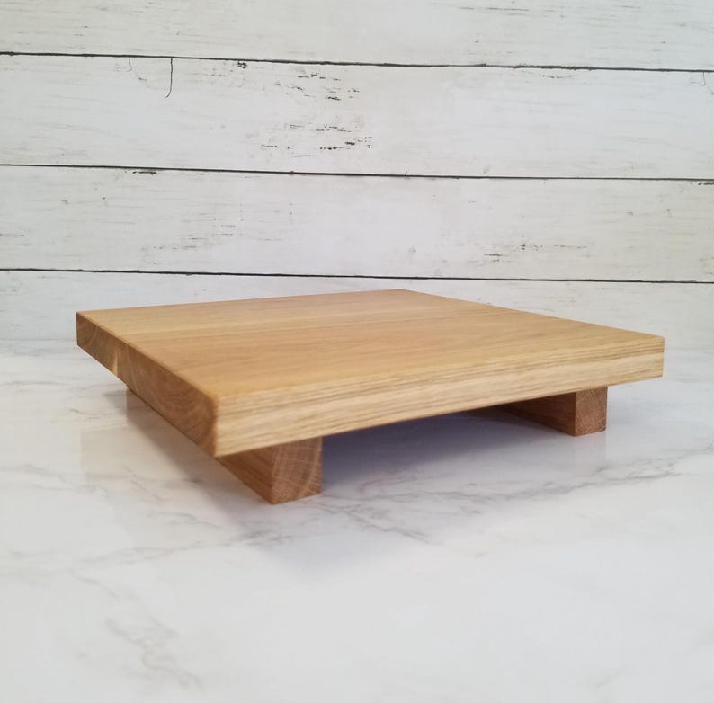 Custom Oak Wood Square Riser for Plants, Candles and Home Decor - Etsy
