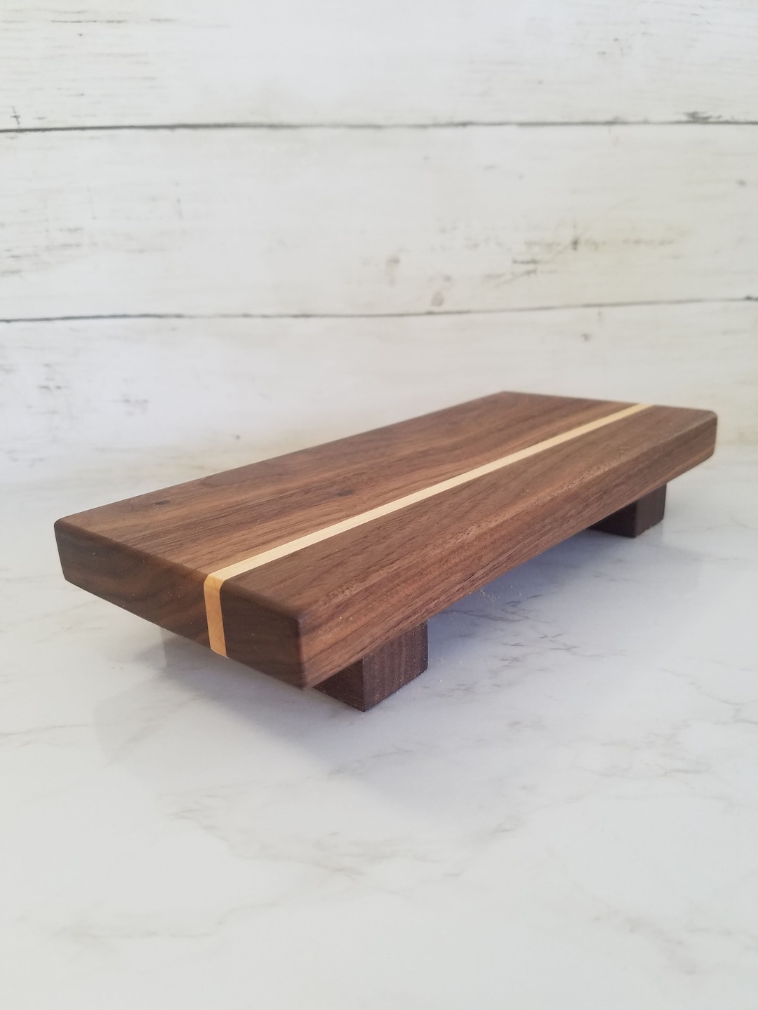 Wood Riser-natural Walnut Wood Display Stand for Home Decor - Etsy