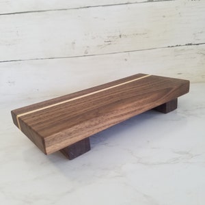 Wood Riser-natural Walnut Wood Display Stand for Home Decor - Etsy