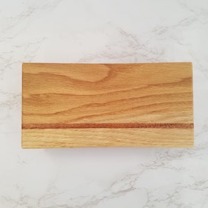 White Oak Wood Riser With Sapele-perfect for Plants, Candles and Home ...