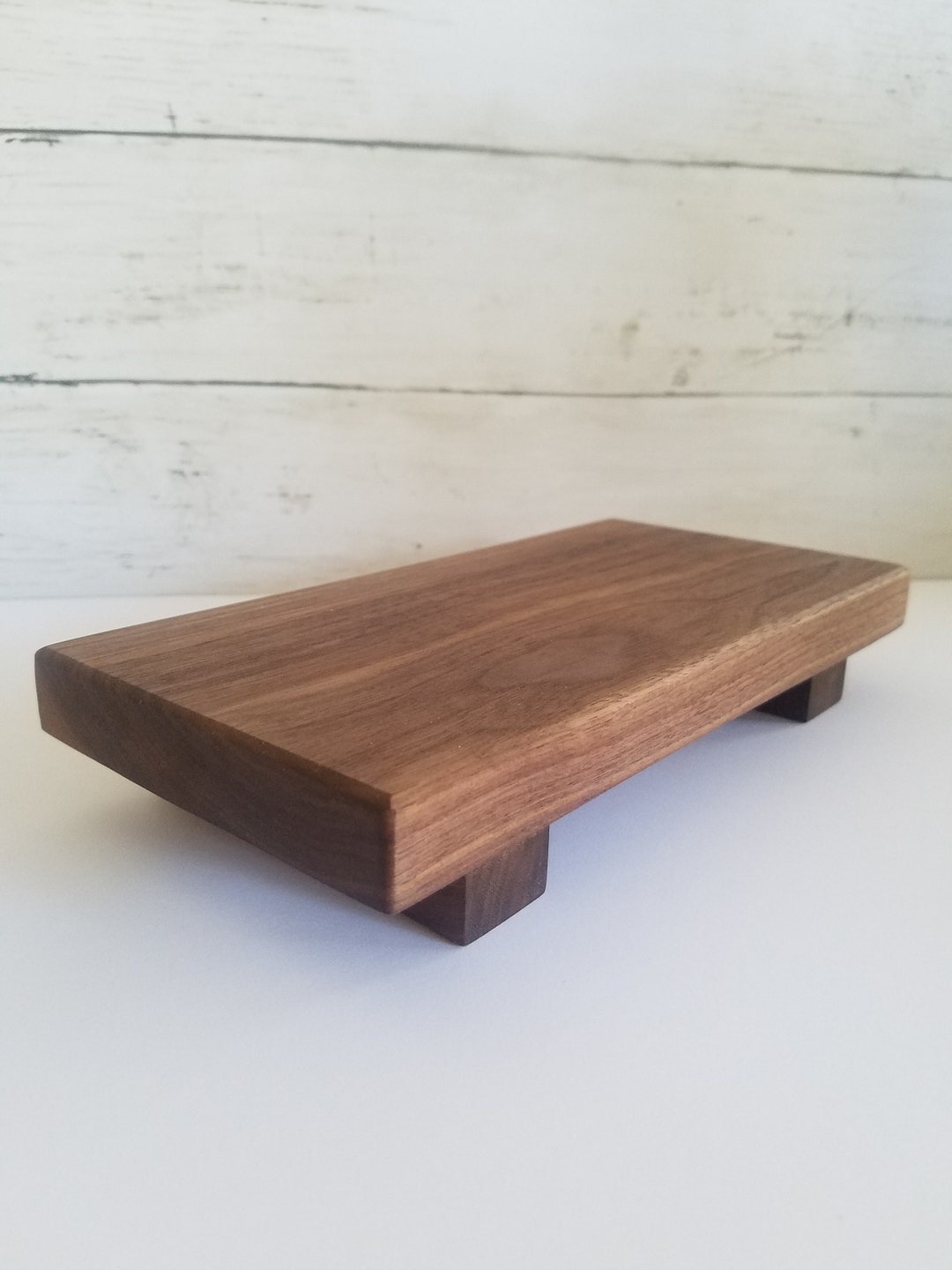Walnut Wood Riser-perfect for Elevating Plants, Candles or Decorative ...