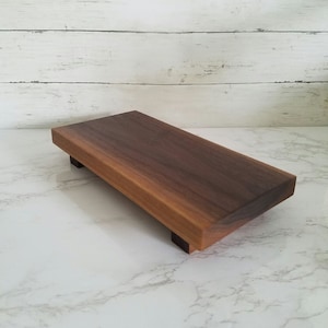 Walnut Wood Riser-perfect for Elevating Plants, Candles or Decorative ...