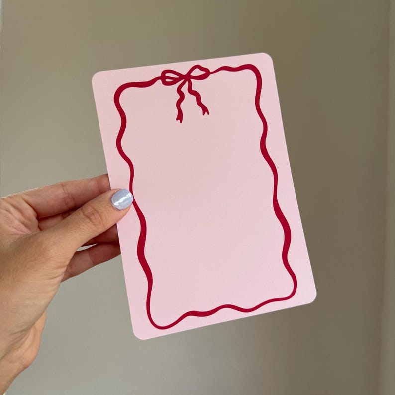 Kindle Case Insert: Bows Frames Theme, Printed Card Stock Art - Etsy