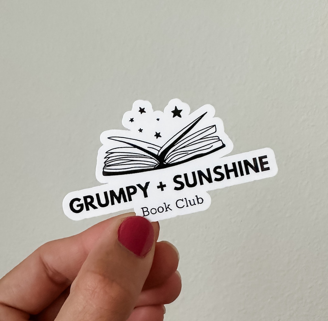 Grumpy Sunshine Trope Waterproof Sticker for Kindle Cases, Laptops, and ...