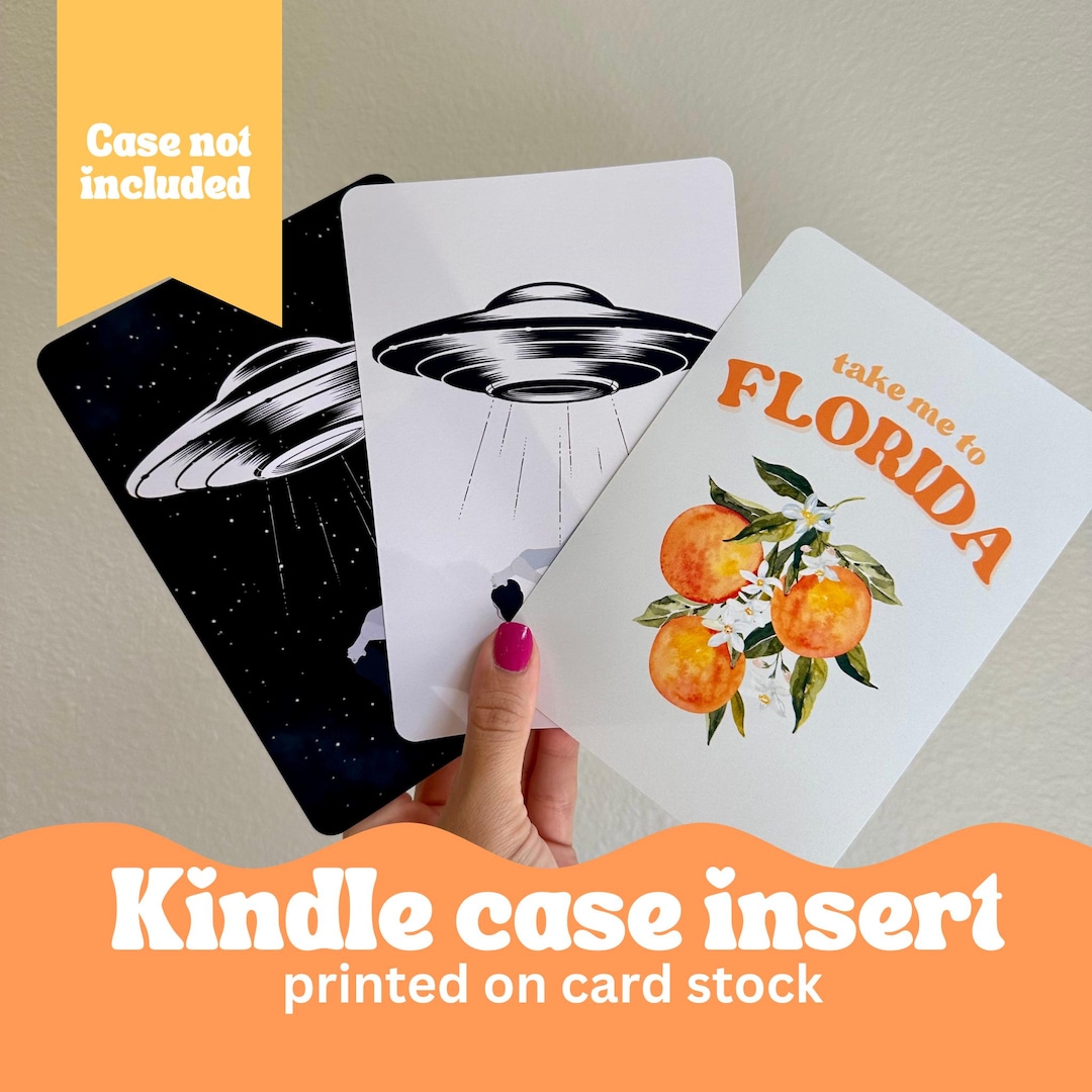 Kindle Case Inserts- Florida and Other Lyric Themed Printed Inserts for ...