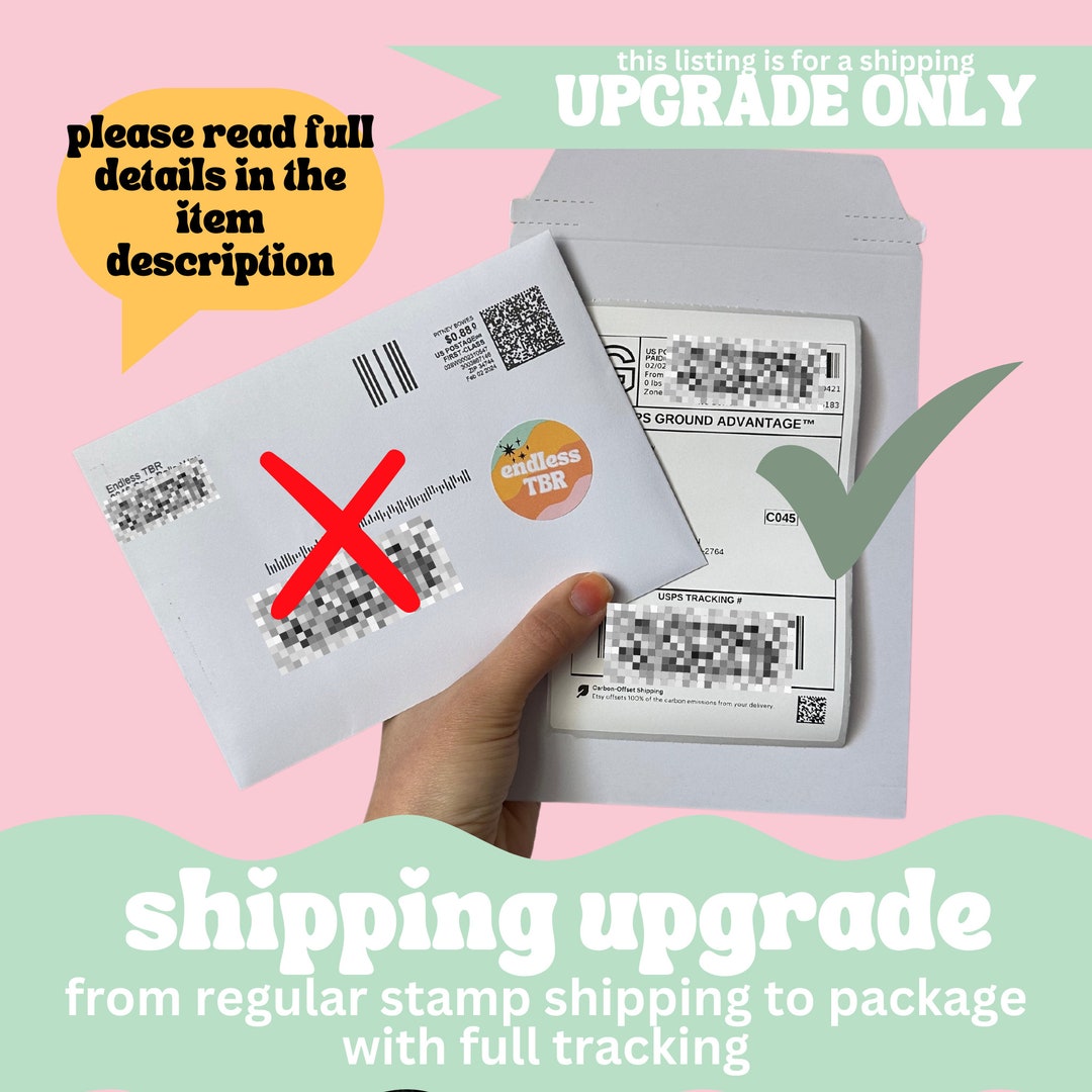 Shipping Upgrade Only- Ground Advantage or Priority Mail - Etsy