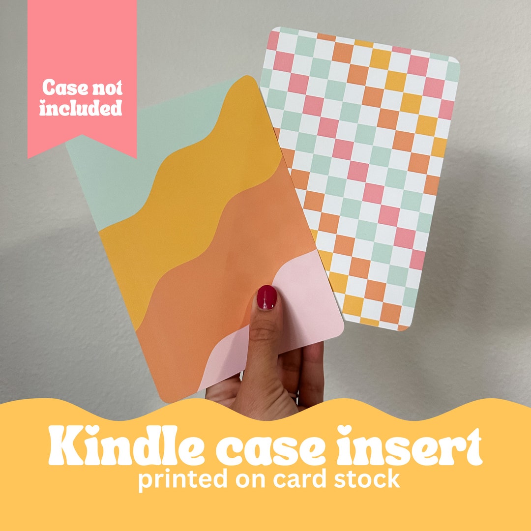 Kindle Case Inserts- Bright Summer Themed Printed Inserts for Your ...
