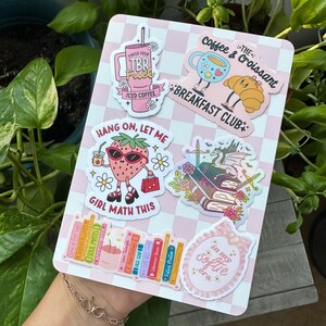Hang on Let Me Girl Math This Waterproof Sticker for Kindle Cases ...