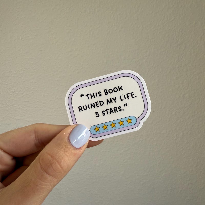 Book Ruined My Life - Etsy