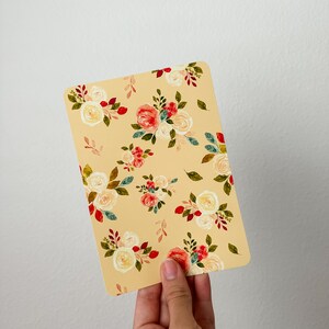 Kindle Case Inserts- Floral Wallpaper Theme Printed Card Stock Inserts ...