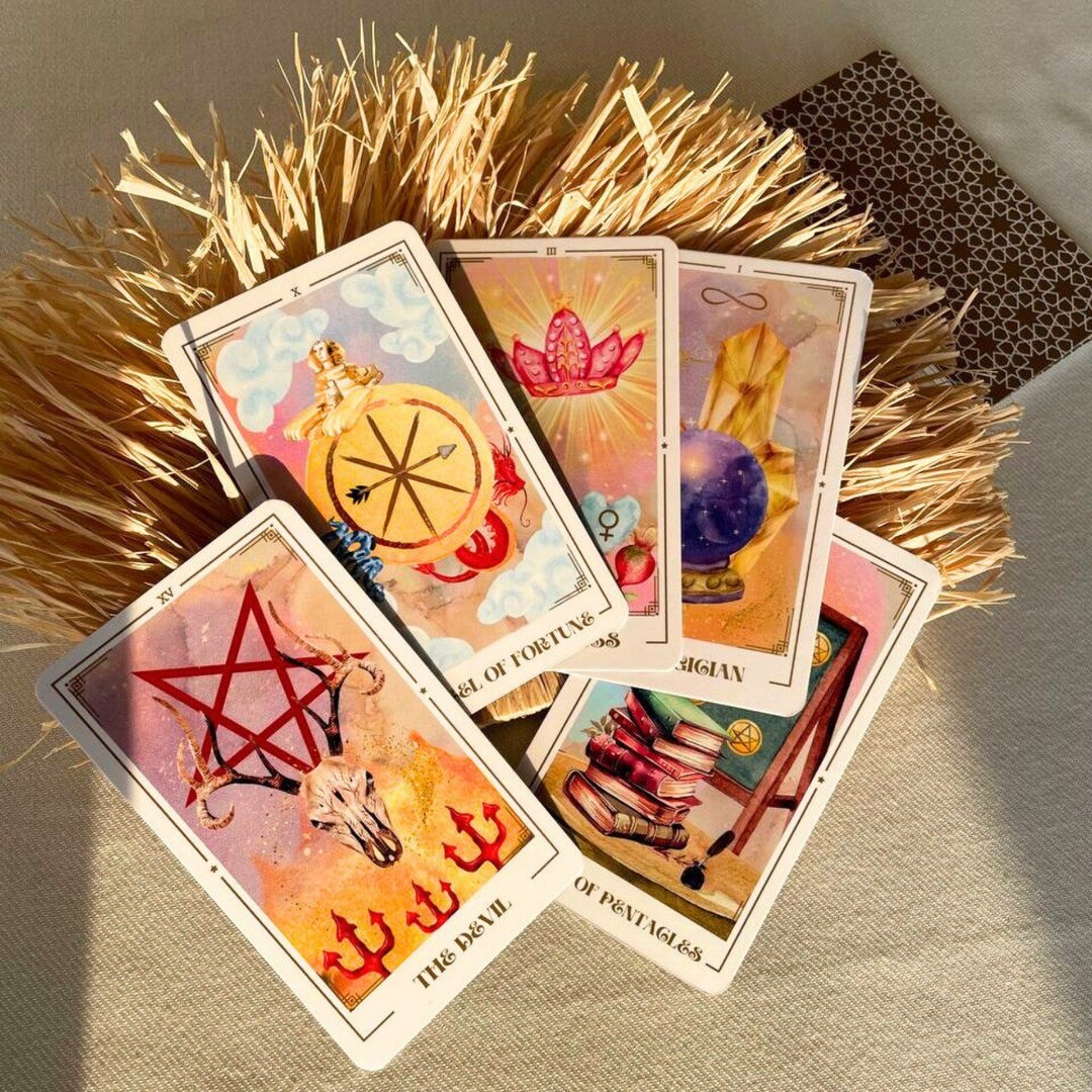 Tarot Deck, 78 Unique Tarot Cards, Indie Oracle Deck and Spreads ...