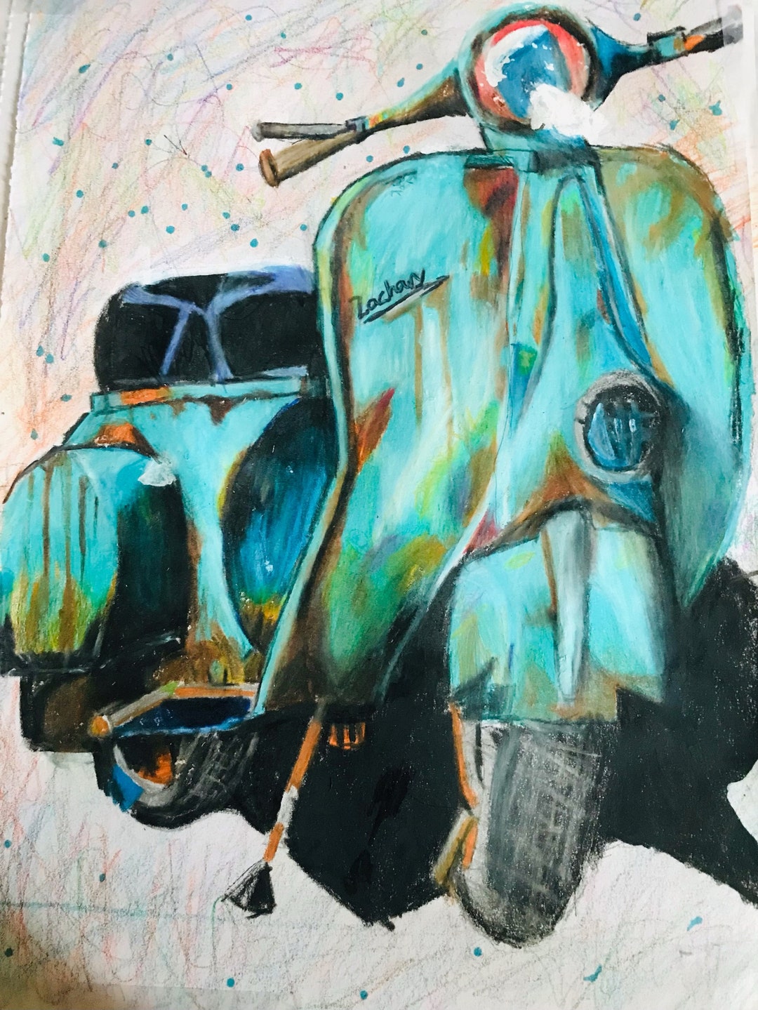 Original Limited Edition Rusty Vespa - Etsy